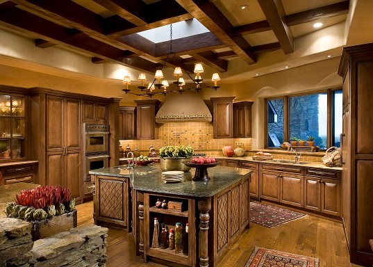Refined Western Fusion - Traditional - Kitchen - Phoenix - by Rondi ...