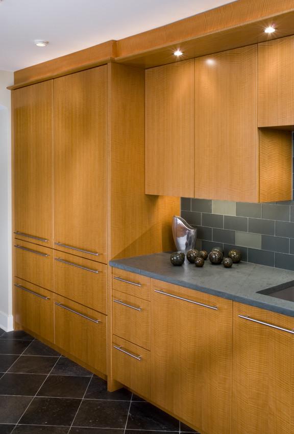Refrigerator Wall - Contemporary - Kitchen - Portland - by MCM Design ...