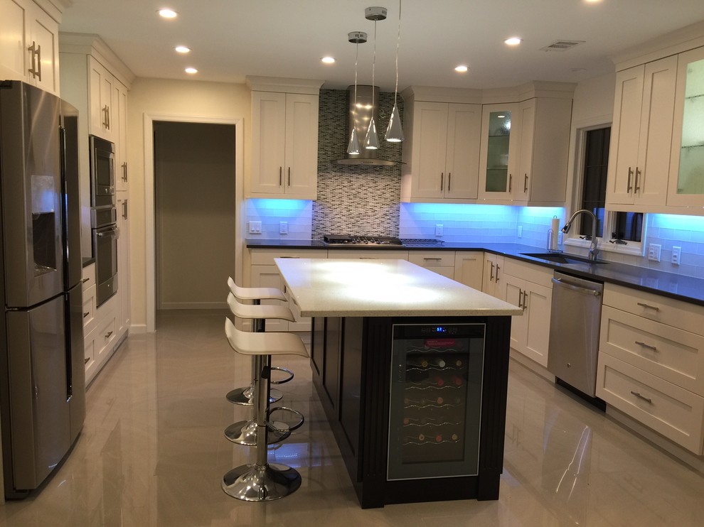 REMBON RESIDENCE - LEONIA NJ - Modern - Kitchen - New York - by Alba ...