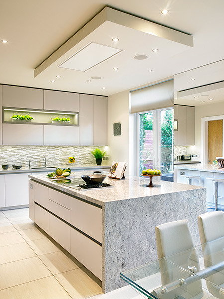 Remodeled Detached Family Home, Cobham - Contemporary - Kitchen ...