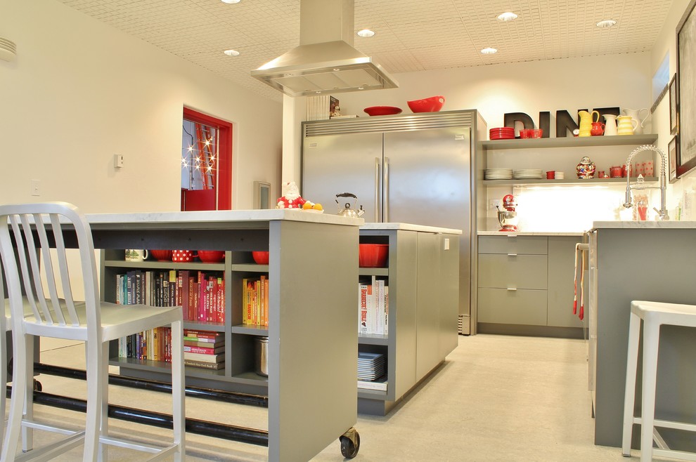 Renovated Firehouse - Contemporary - Kitchen - Seattle - by Kimberley ...