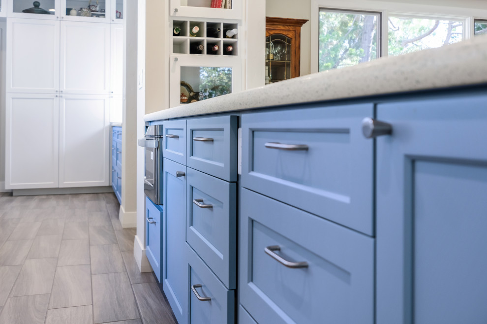 Renovated Ranch--The Open Galley Kitchen - Transitional - Kitchen ...