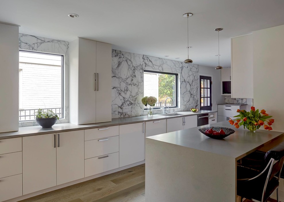 Renovation 2015 Modern Cape Cod - Modern - Kitchen - Chicago | Houzz