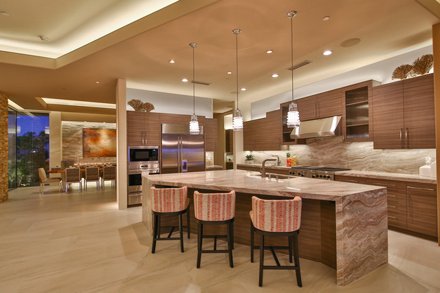 Resort Style Kitchen - Contemporary - Kitchen - Los Angeles - by Angela ...