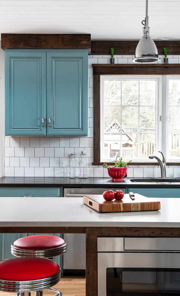 Retro and Reclaimed Modern Kitchen - Eclectic - Kitchen - Chicago - by ...