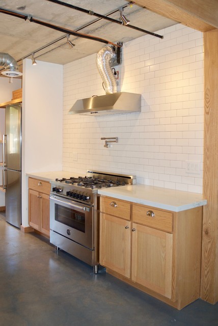 retro turned industrial - Industrial - Kitchen - Phoenix - by Nicole ...