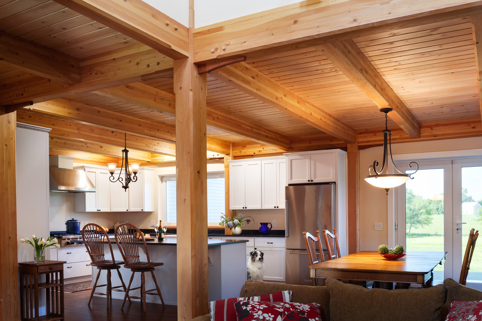 Rich, warm timbers of the Tradd platform - Modern - Kitchen - Philadelphia - by Unity Homes | Houzz