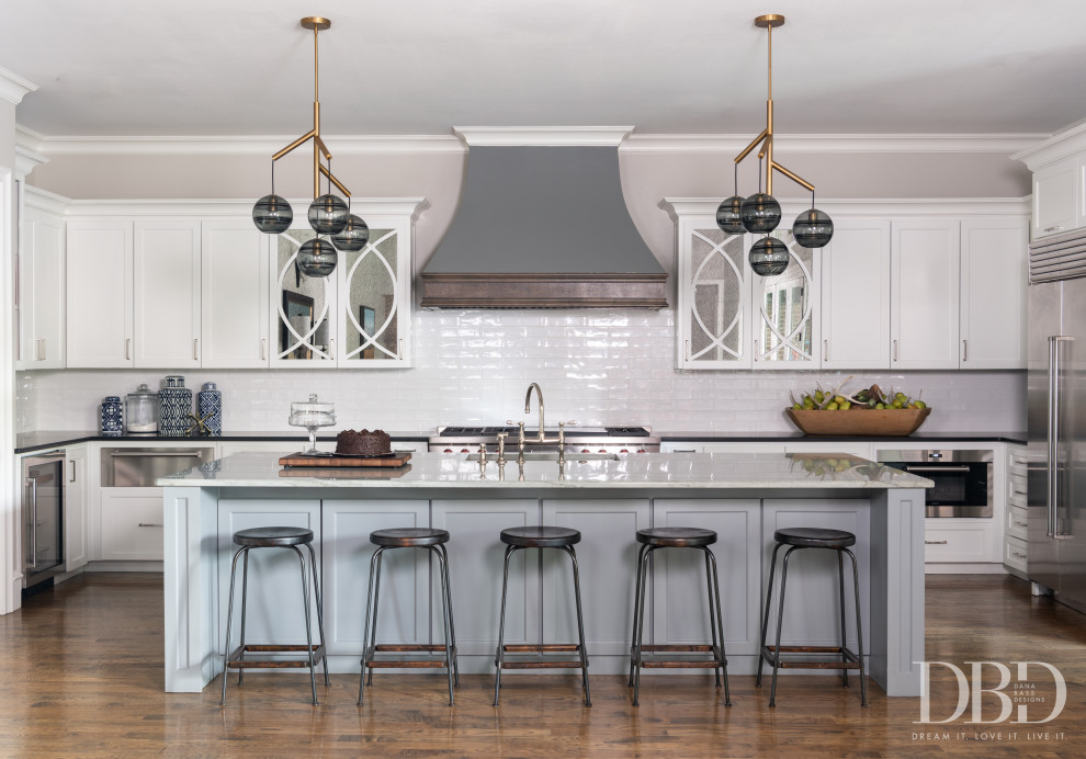 Ridgeside Drive - Home Design - Midcentury - Kitchen - Dallas - by Dana ...