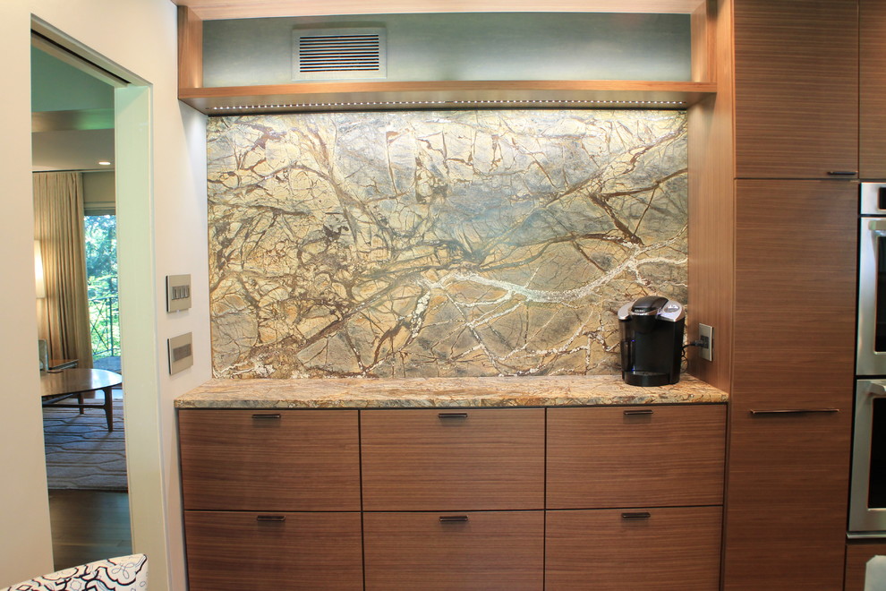 Rift Cut Walnut - Modern - Kitchen - Other - by Beahm & Son, Ltd. | Houzz