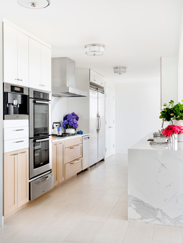 Ritz Carlton Penthouse Kitchen - Contemporary - Kitchen - New York - by ...