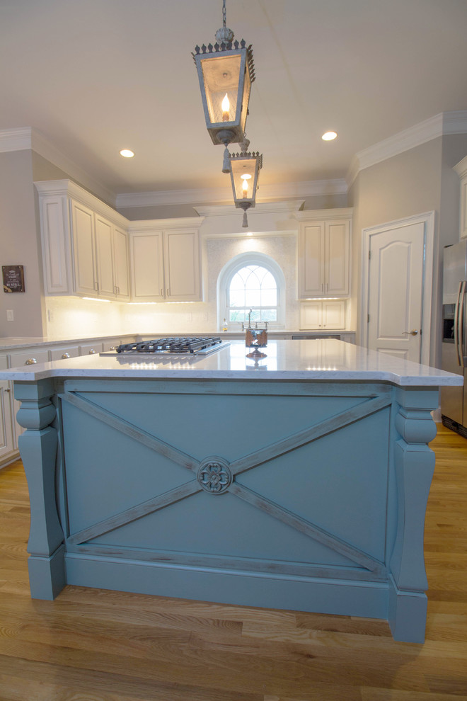 River Mansions Kitchen Gets A New Look - Traditional - Kitchen ...