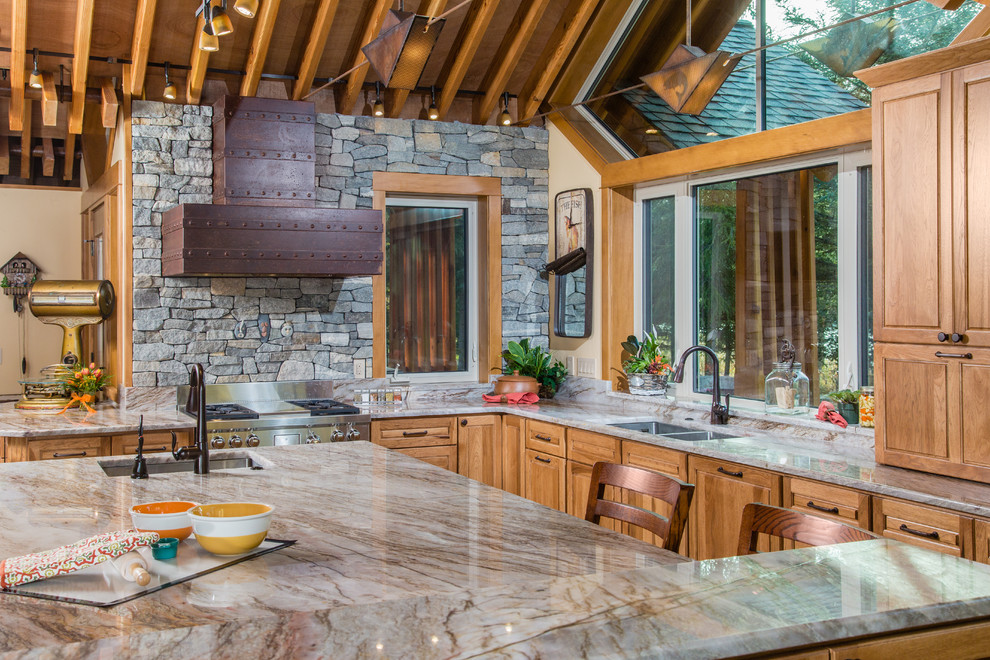 River Retreat Kitchen - Rustic - Kitchen - Other - by Creative Kitchen ...