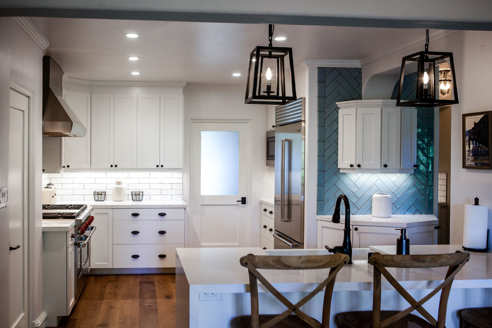Spanish Revival Kitchen Remodel - Farmhouse - Kitchen - Los Angeles ...