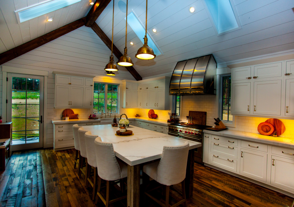 Rocky Mountain Stately Home - Rustic - Kitchen - Denver - by Kinley ...