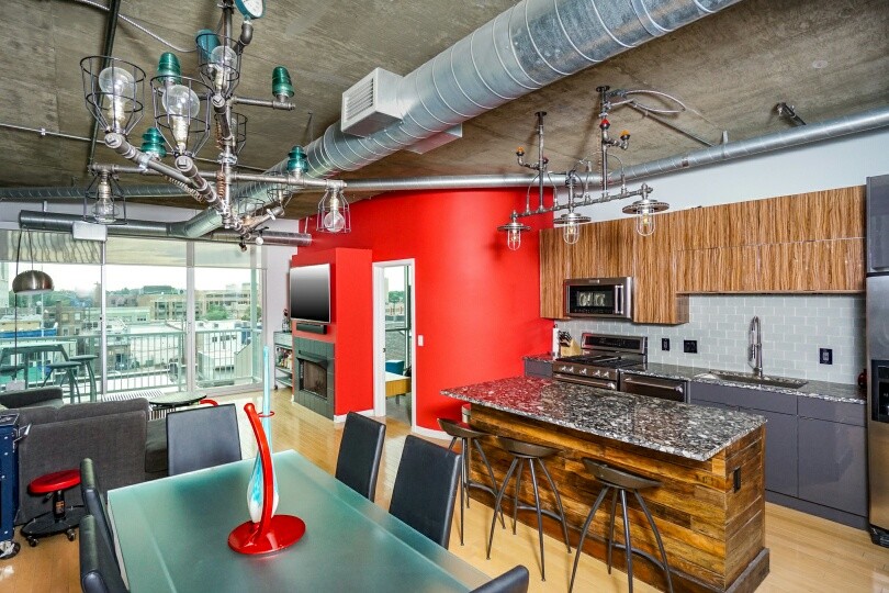 Rol' & Rye Modern Kitchen (Detroit, MI) - Industrial - Kitchen ...