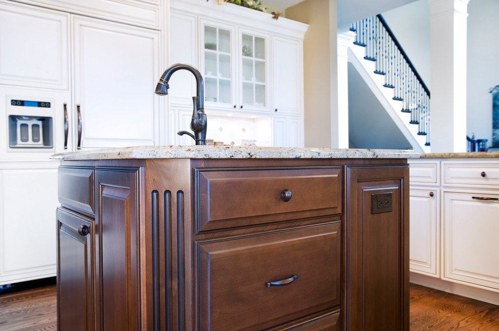 Romantic White Kitchen - Paintgrade - Traditional - Kitchen - Wichita ...