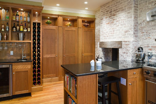 Row House Kitchen - Rustic - Kitchen - Bridgeport - by Maple Tree ...