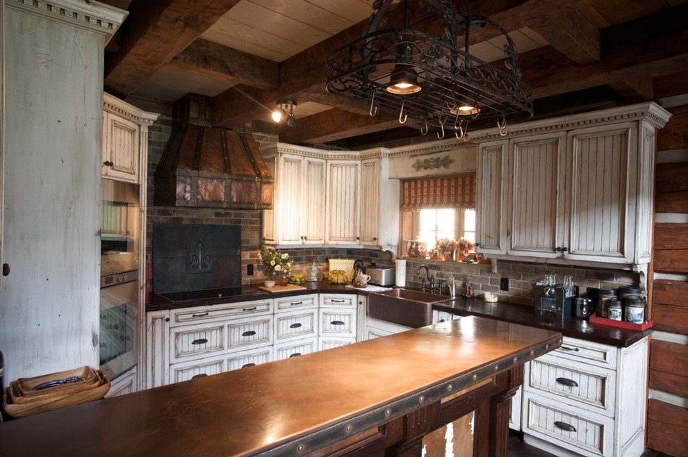 Rustic 1860's Replica - Traditional - Kitchen - Vancouver - by Mill ...