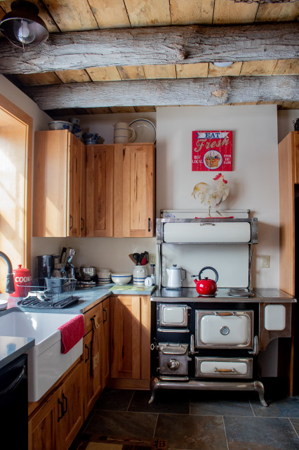 Rustic Barn Home - Rustic - Kitchen - New York - by Dimon Construction ...