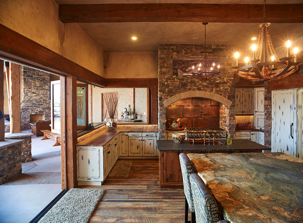 Rustic Beams - Rustic - Kitchen - Denver - by CP Designs Colorado | Houzz