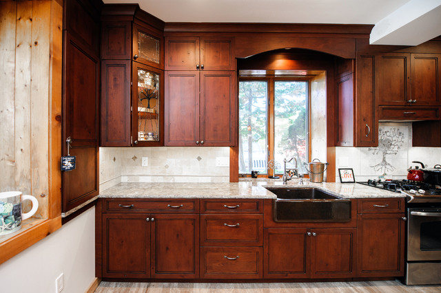 Rustic Cherry Kitchen - Barnegat Light, NJ - Rustic - Kitchen - New ...