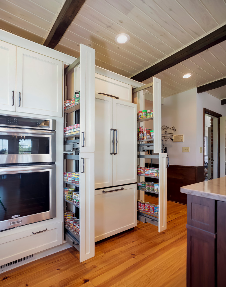 Rustic Contemporary Farmhouse Kitchen, by Nancy Lavely CMKBD - Rustic ...