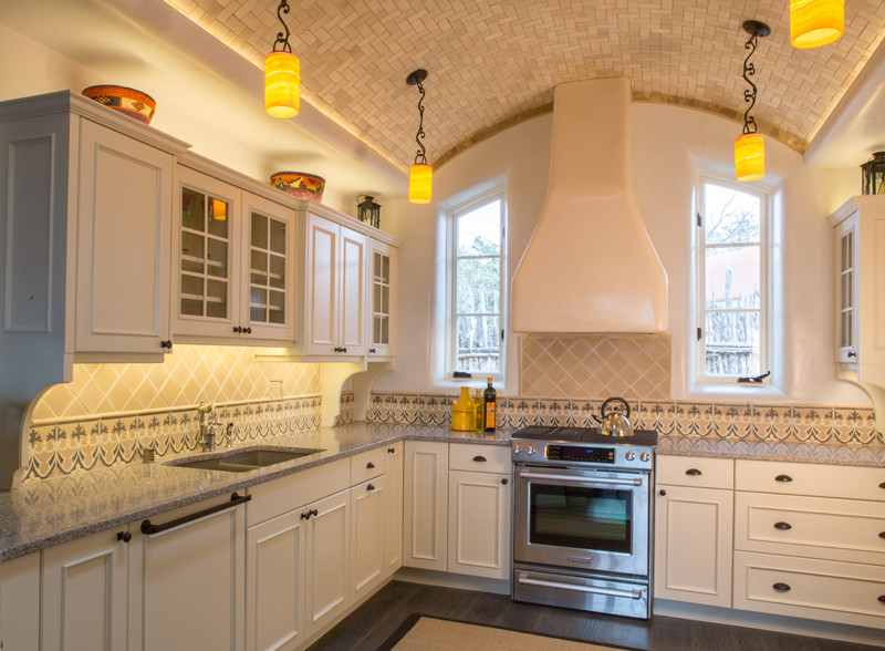 Rustic Elegance Santa Fe, NM - Mediterranean - Kitchen - Albuquerque ...
