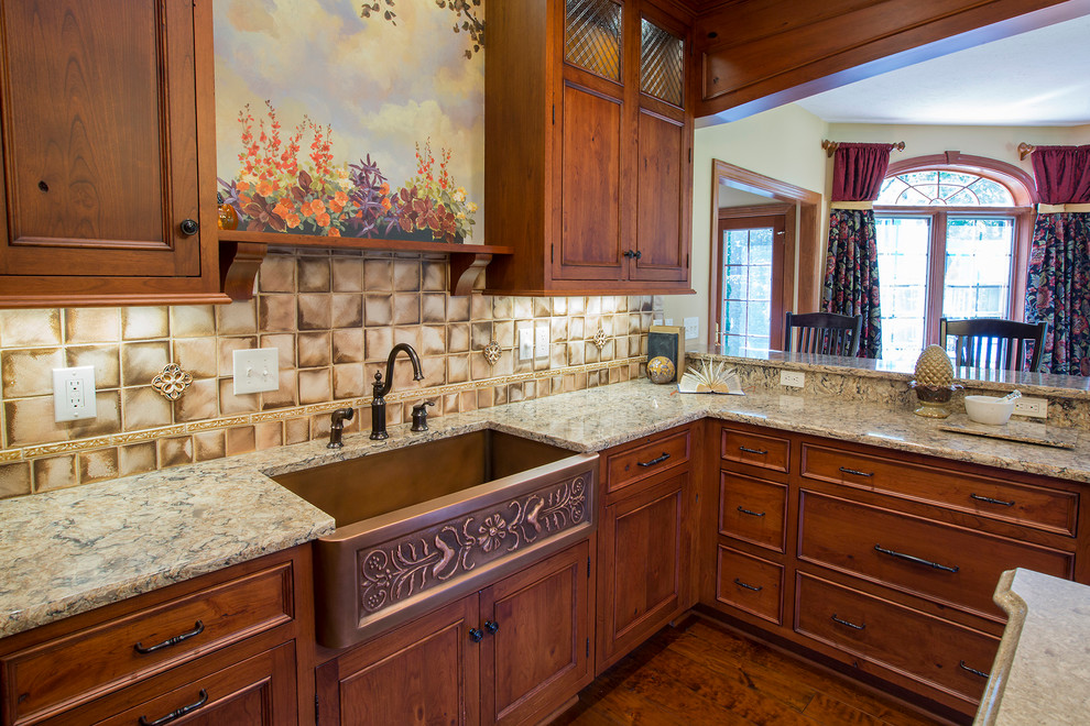 Rustic European Kitchen - Traditional - Kitchen - Cleveland - by Laura ...