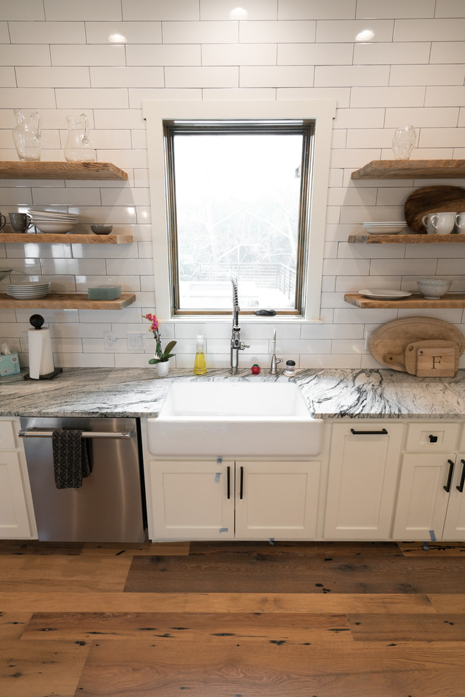 Rustic Farmhouse Reclaimed Oak - Farmhouse - Kitchen - Austin - by ...