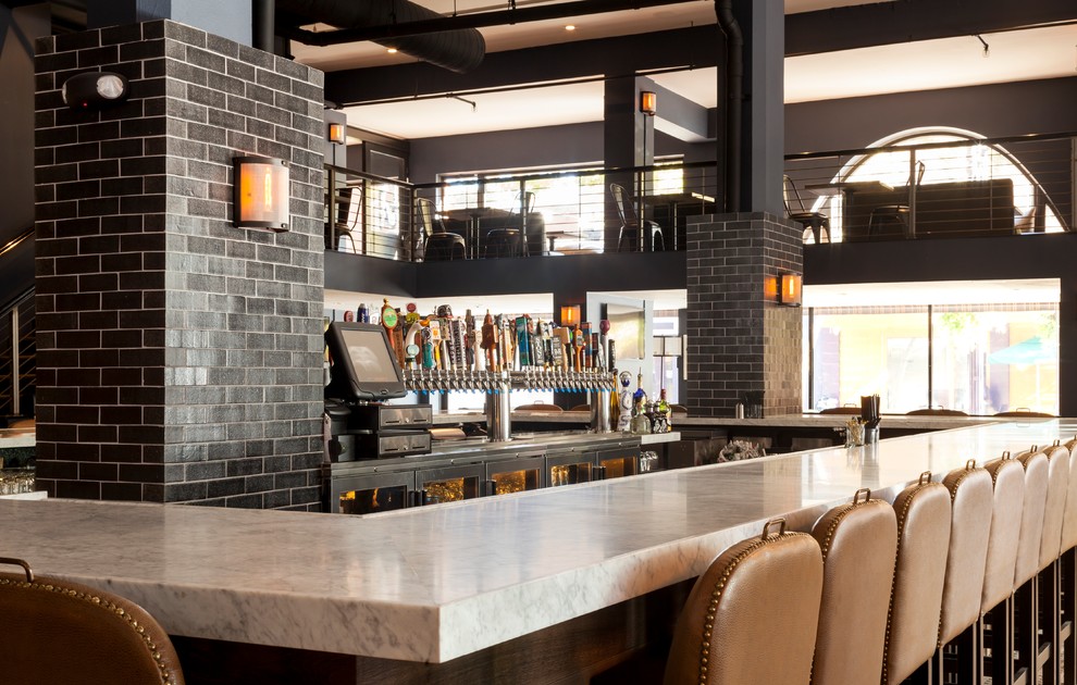 Rustic Industrial Restaurant in San Jose - Industrial - Kitchen - San ...