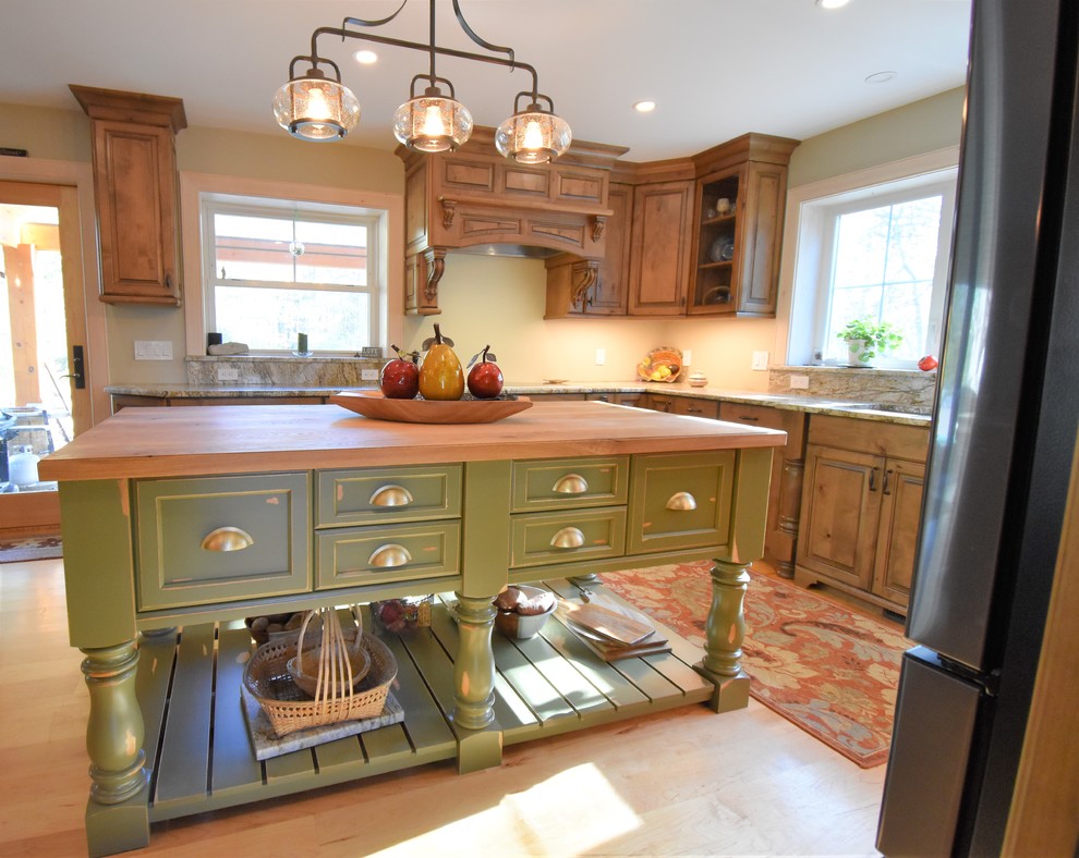 Rustic Knotty Alder Kitchen - Rustic - Kitchen - Other - by EHL ...