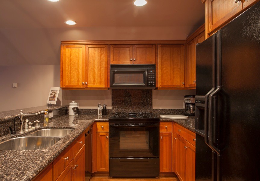 Rustic lodge home, Bellevue, Idaho - Rustic - Kitchen - Boise - by ...