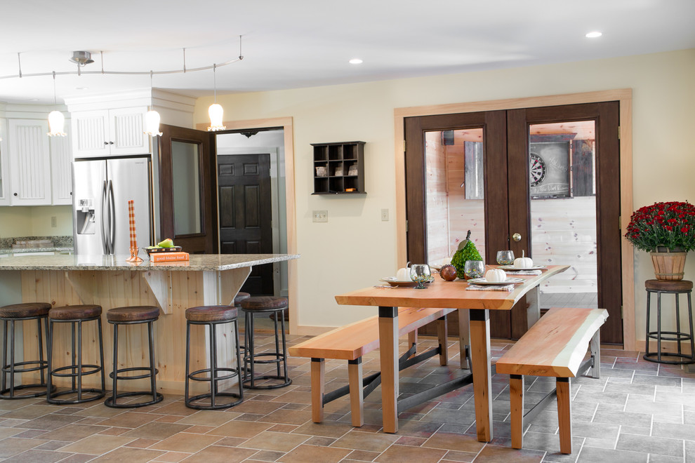 Rustic Maine Lake House - Rustic - Kitchen - Portland Maine - by The ...