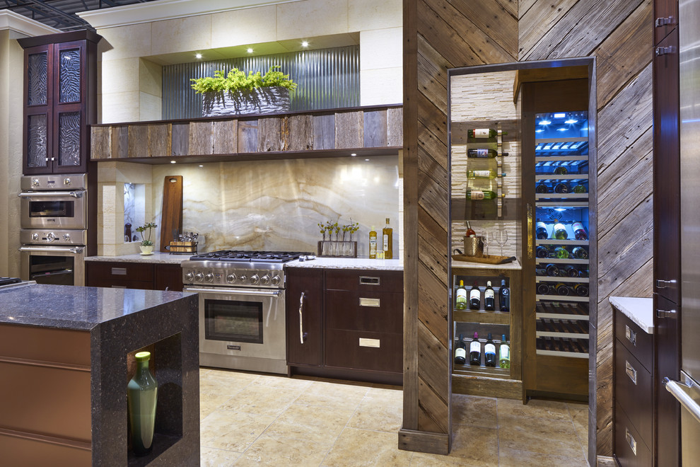 Rustic Modern Display - Contemporary - Kitchen - Oklahoma City - by ...