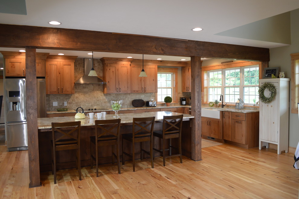 Rustic Modern Farmhouse Kitchen - Farmhouse - Kitchen - Cleveland - by ...
