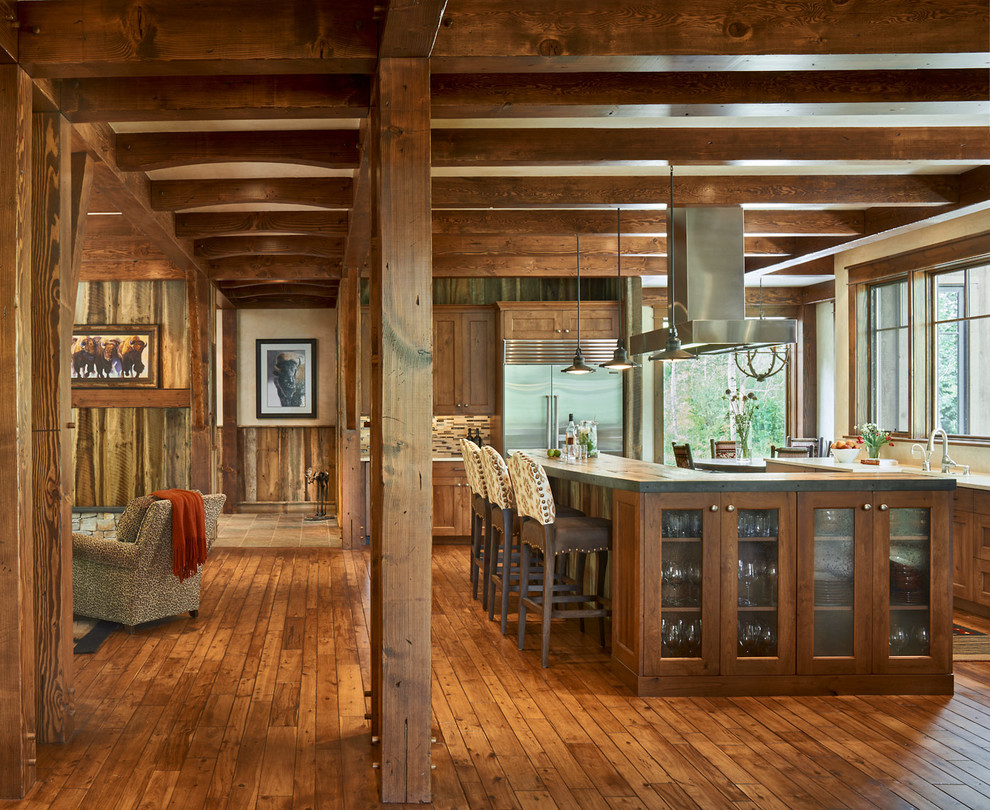 Rustic Modern Gunn Creek Home - Rustic - Kitchen - Denver - by Lynne ...