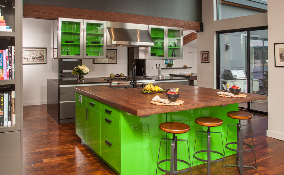 Rustic Modern in the PNW - Contemporary - Kitchen - Seattle - by Julia ...