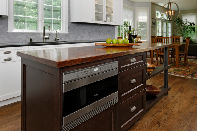 Rustic Modern Kitchen in Steel and Wood - Rustic - Kitchen - DC Metro ...