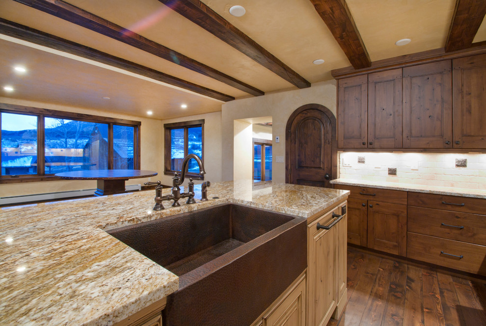 Rustic Mountain Home - Farmhouse - Kitchen - Denver - by Fedewa Custom ...