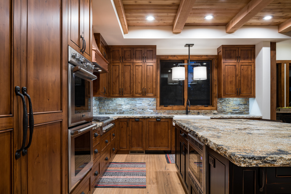 Rustic Mountain Home - Rustic - Kitchen - Sacramento - by FiveWest ...