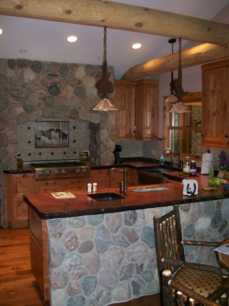 Rustic Ranch House - Rustic - Kitchen - Chicago - by Painting in ...