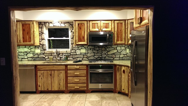 Rustic Red Cedar Kitchen 250+ Cabin Decorating Ideas For A Cozy Rustic