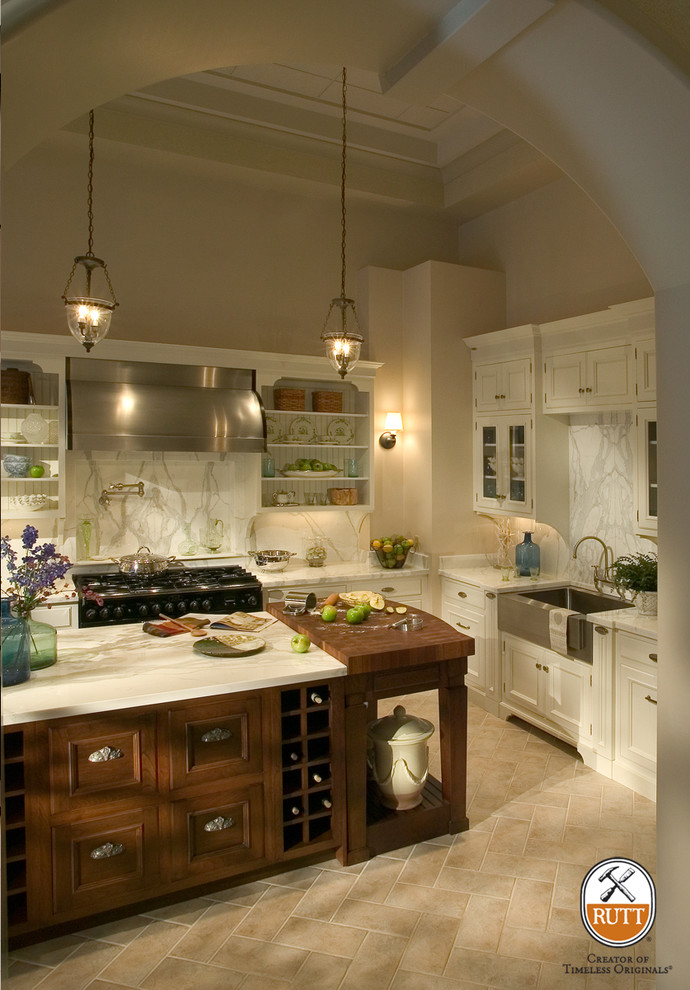 Rutt White Traditional Kitchen in the Pacific Northwest - Traditional ...