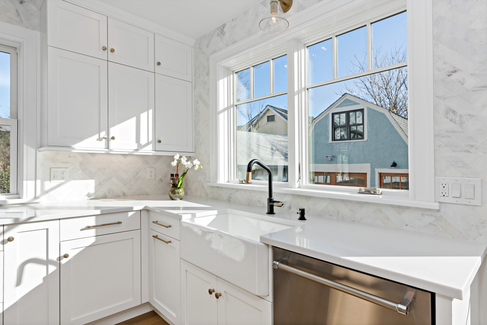 Rye Entire Home Renovation and Addition - Country - Kitchen - New York ...