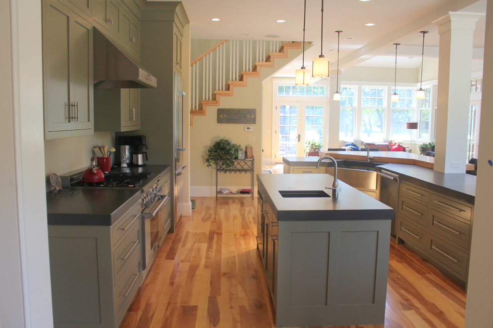 Rye NH Kitchen - Traditional - Kitchen - Boston - by A. Wilson Designs ...