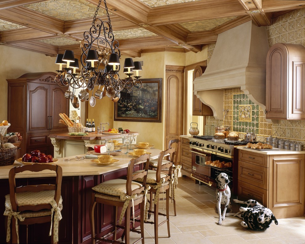 Saddle River French Country - Mediterranean - Kitchen - Newark - by ...