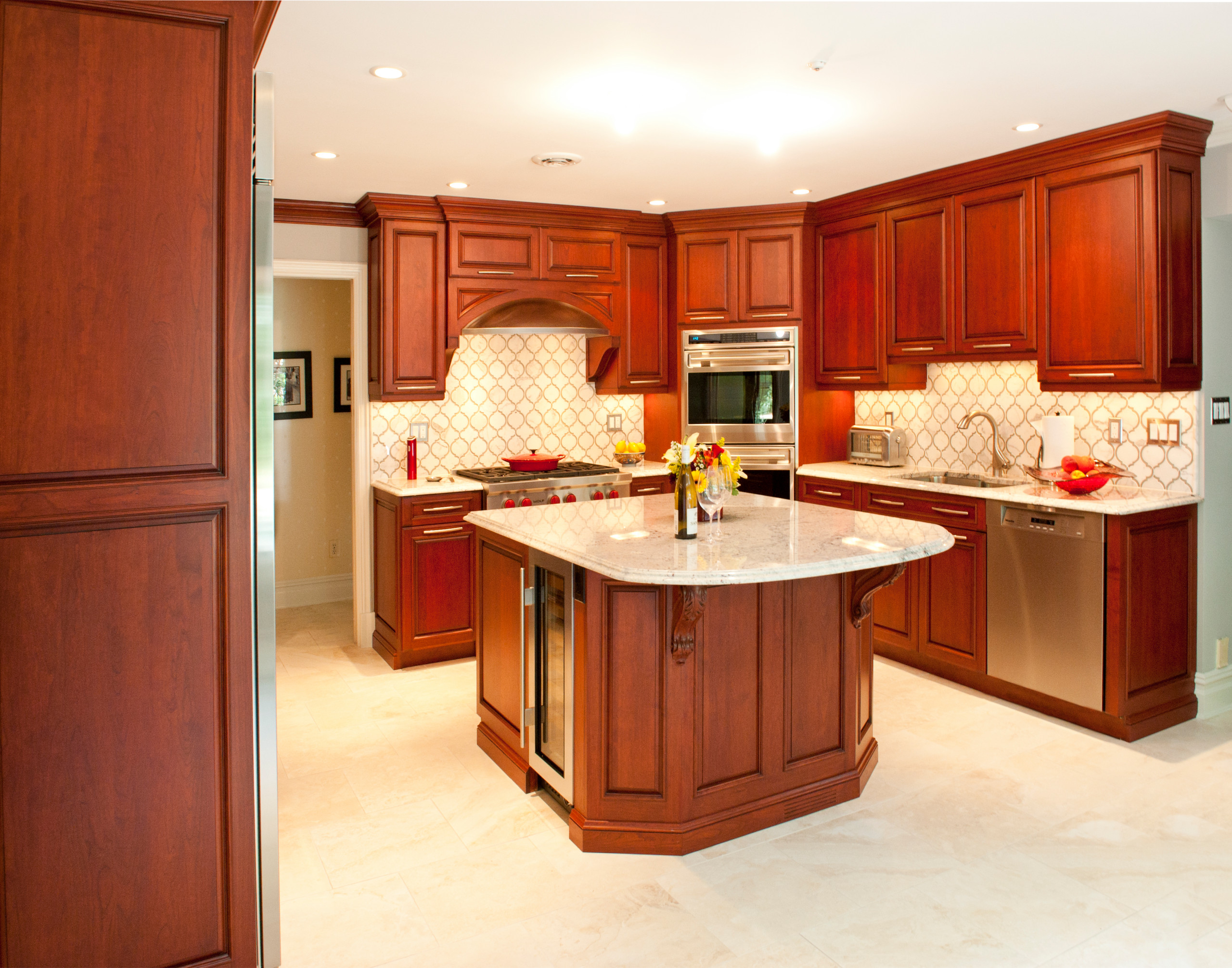Cabernet Colored Kitchen Cabinets | Cabinets Matttroy