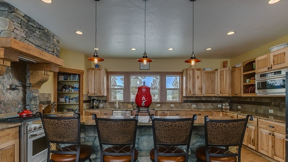 Safari House - Rustic - Kitchen - Seattle - by Kleinsmith Custom Homes ...