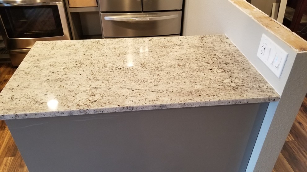 "Salinas White" Granite Countertops - Kitchen - Seattle - by Tops Solid ...