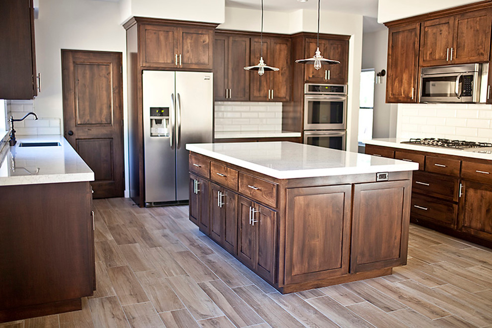 San Diego Spec House - Rustic - Kitchen - San Diego - by Bungalow 56 ...